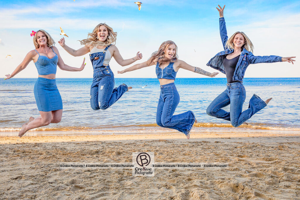 Kristin and the Rock Girls Denim Shoot - WNOR FM99